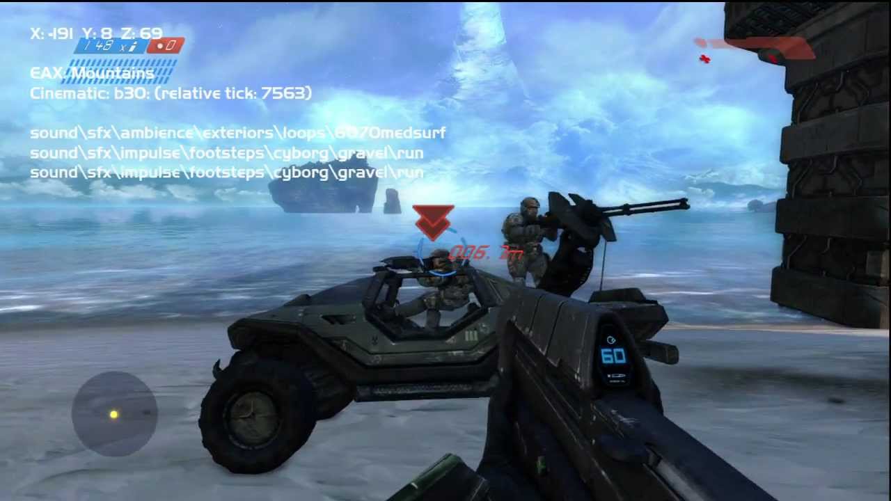 Halo Combat Evolved Anniversary: Debug menu - YouTube