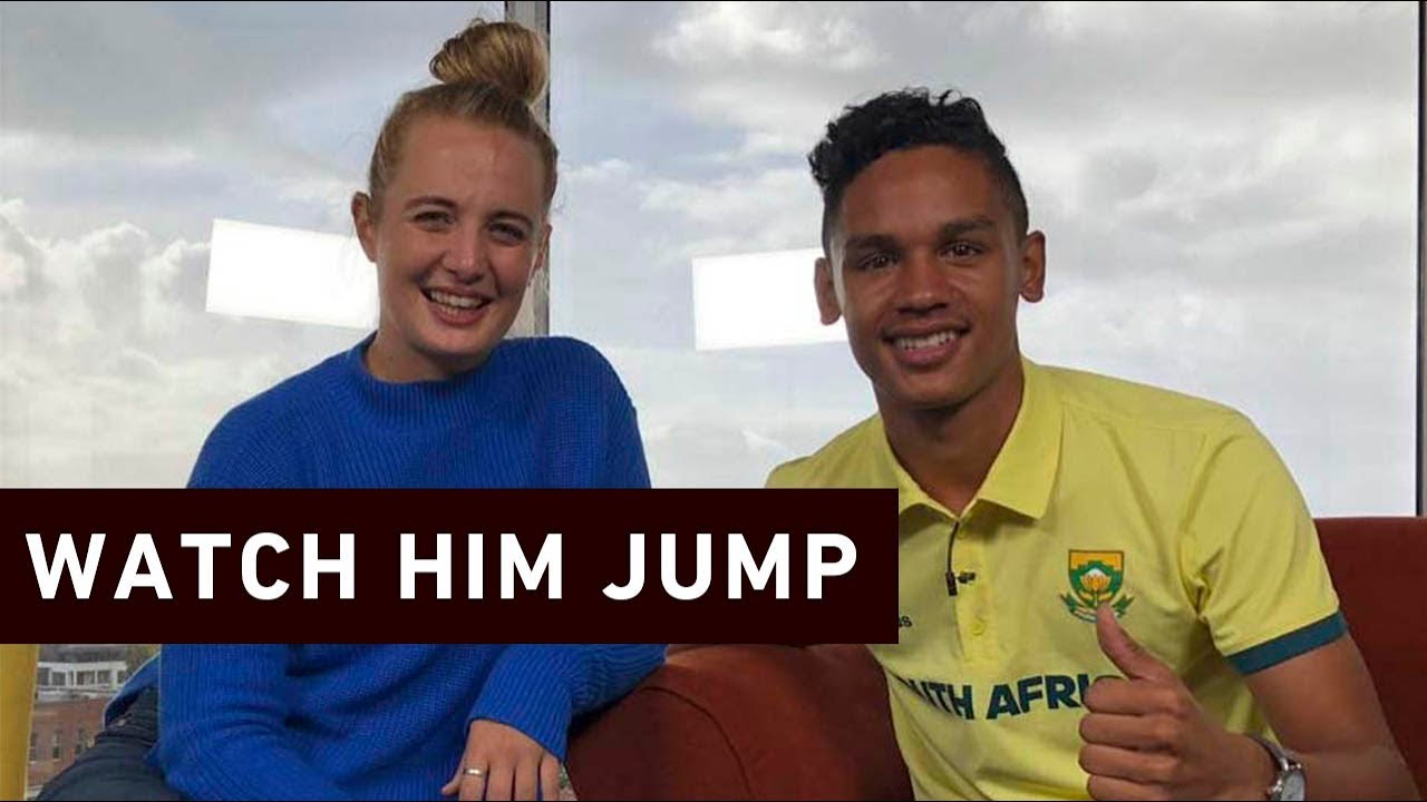 Watch him jump! On the couch with U-18 high jump world champ Breyton ...