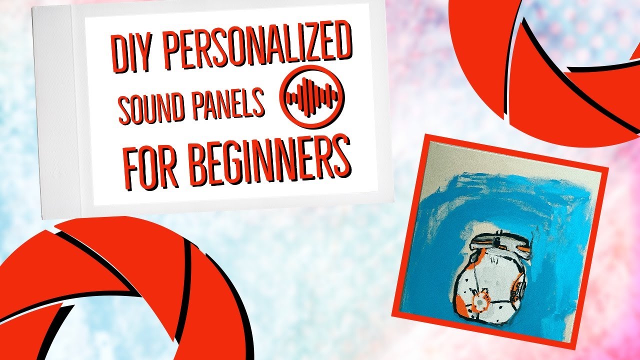 How to Make DIY Sound Panels Look Like Art - YouTube