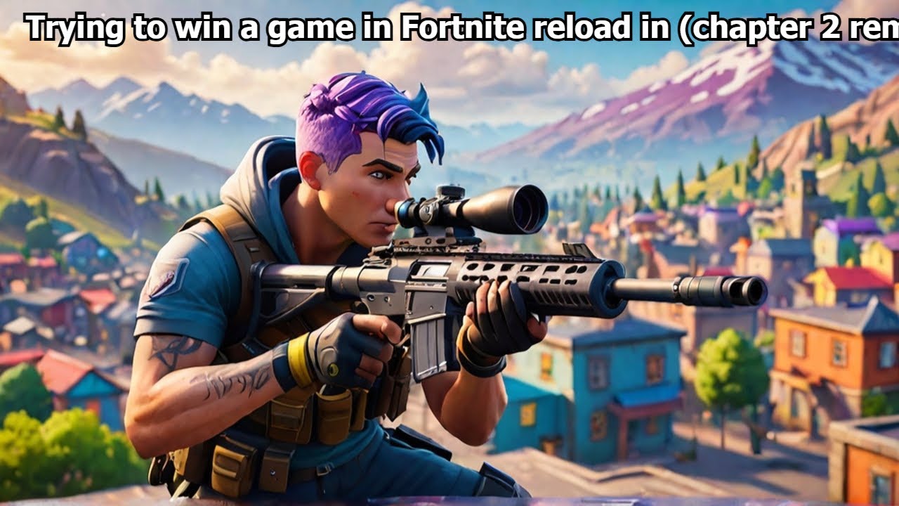 Trying to win a game in Fortnite reload in chapter 2 remix - YouTube
