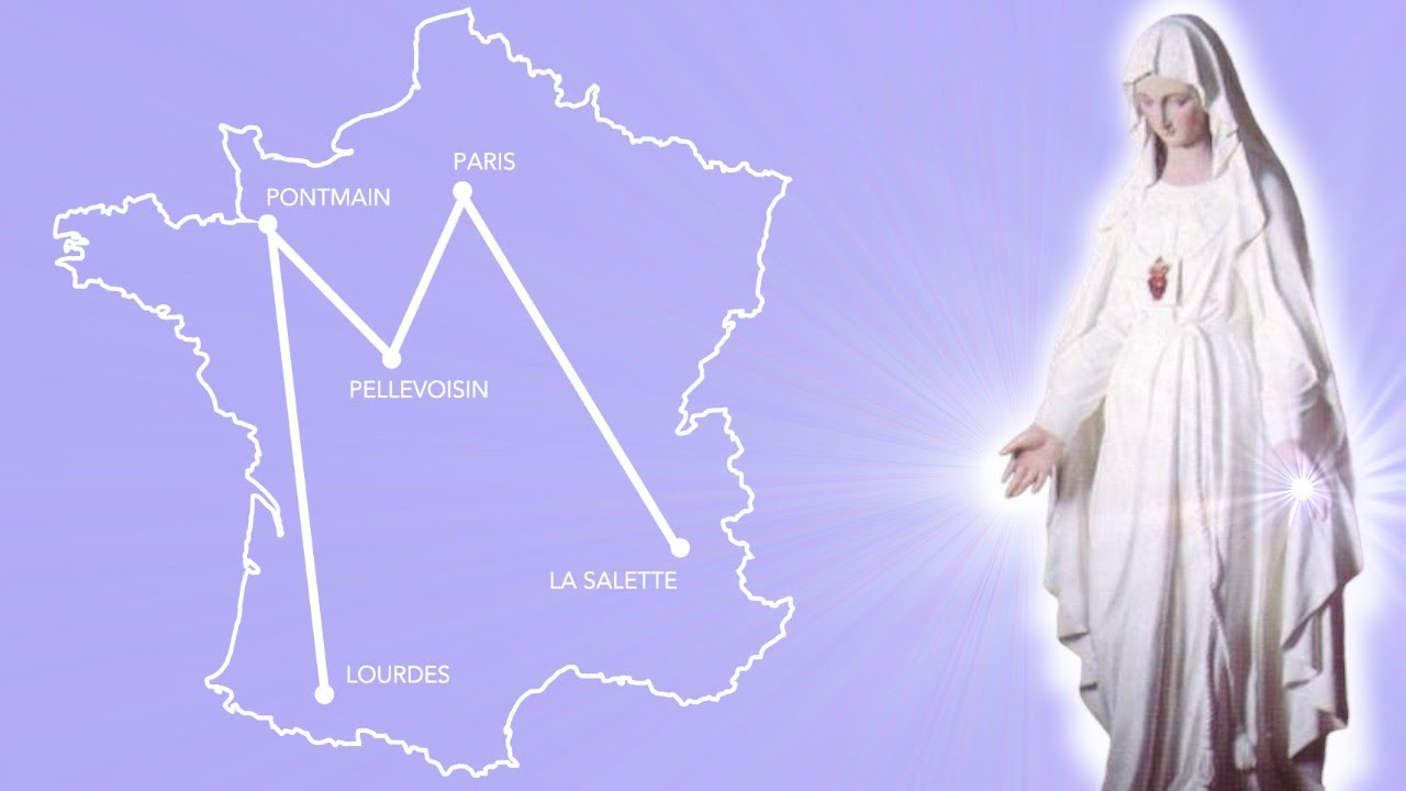 Le M de Marie sur le France et les Apparitions Mariales de Pellevoisin ...