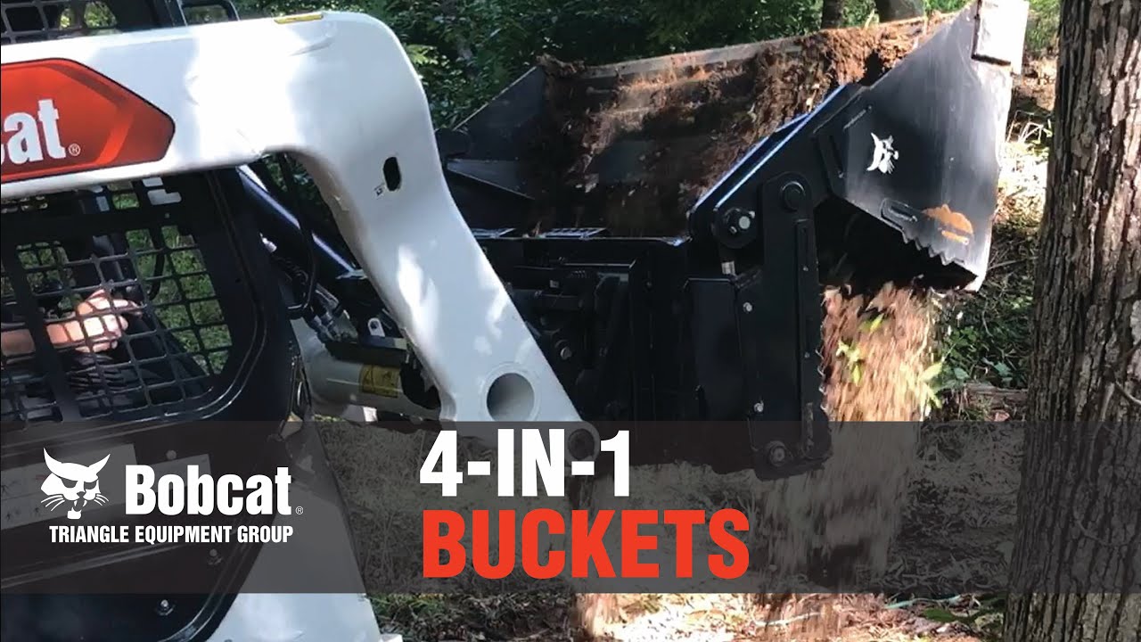 How You Can Use Bobcat 4 in 1 Buckets YouTube