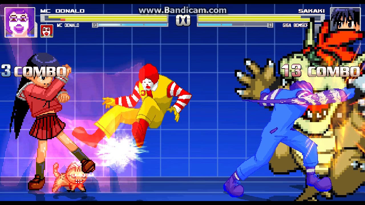 MUGEN: eat mcdonald's or else - YouTube