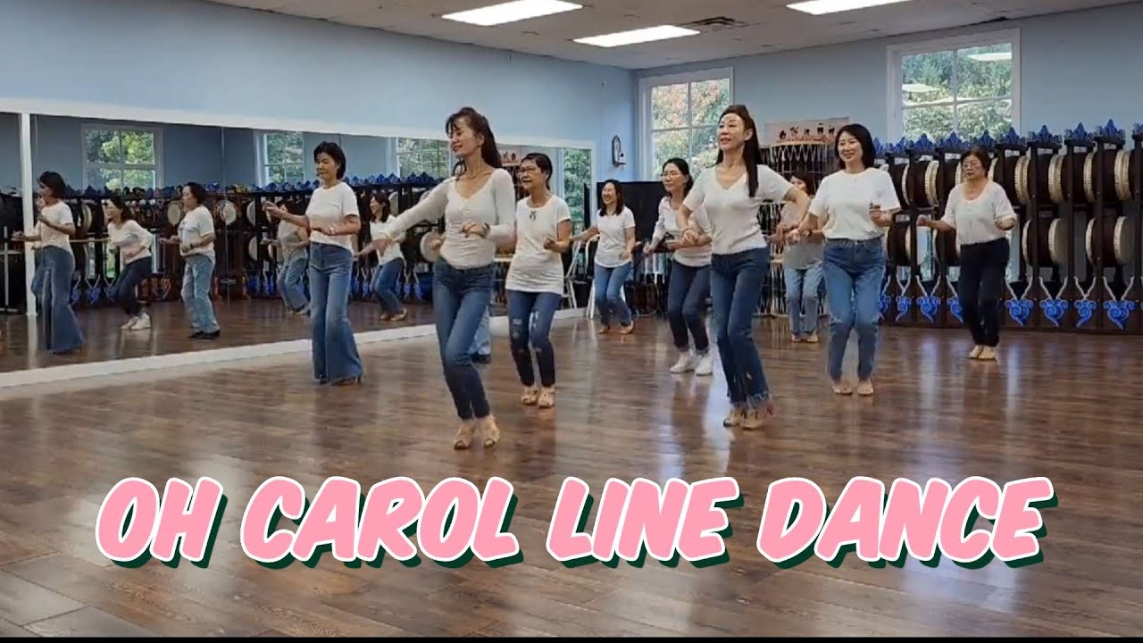 Oh Carol Line Dance - YouTube