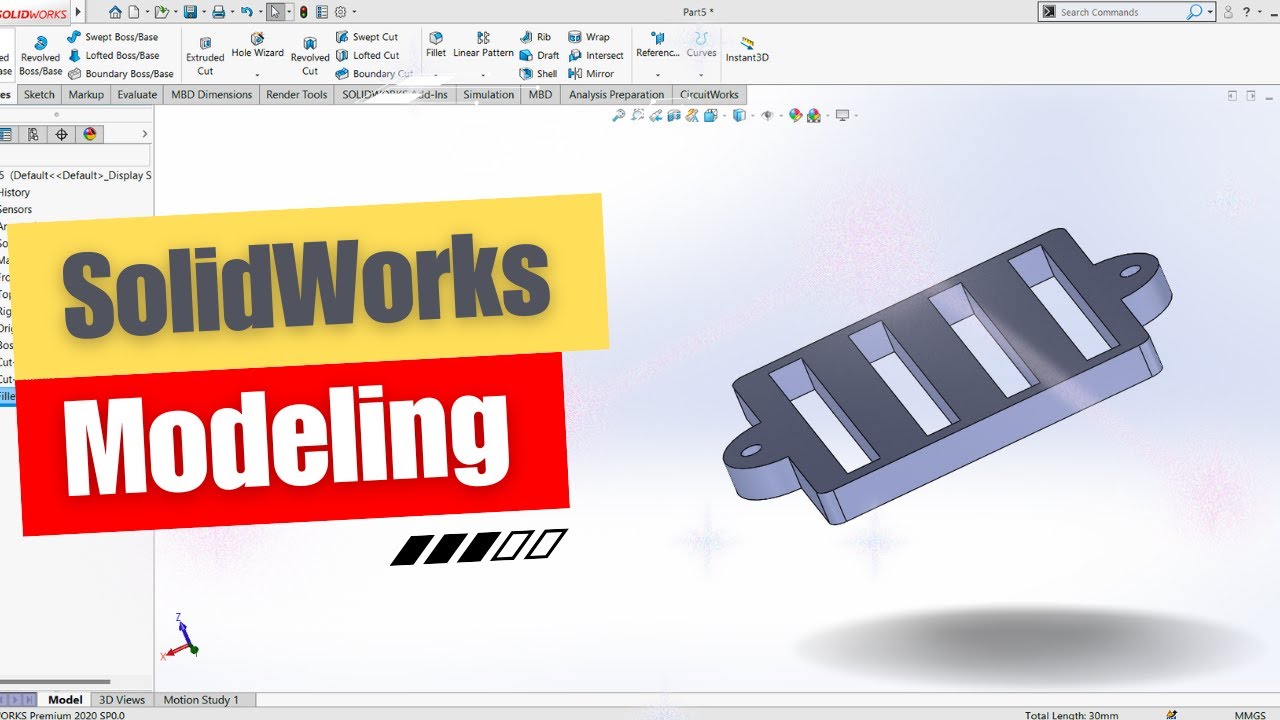 Design of an Instrument Panel Air Vent in SolidWorks - Step-by-Step ...