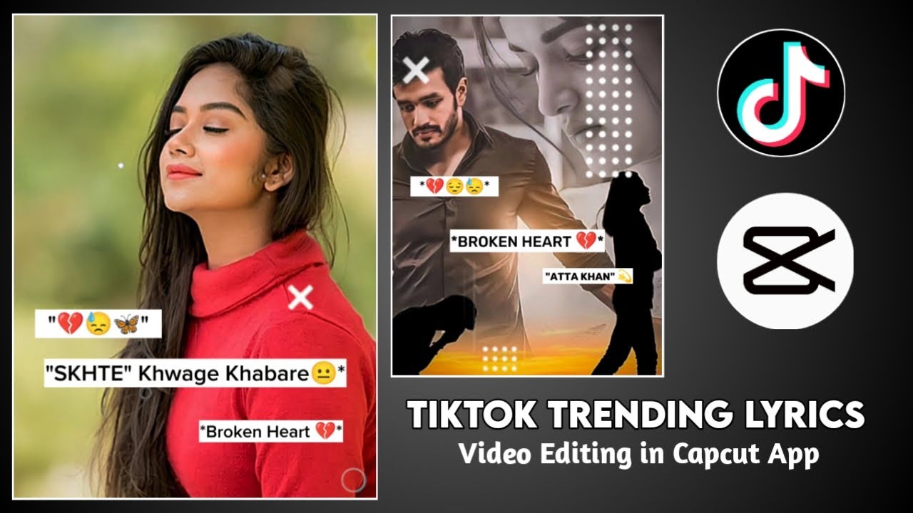 Capcut New Trending Lyrics Editing, TikTok Trend Lyrics Video Editing ...