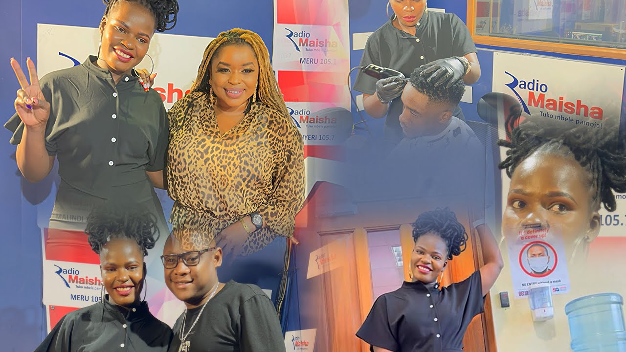 MY EXCLUSIVE INTERVIEW ON RADIO MAISHA FM.LIVE SHAVING IN THE STUDIO ...
