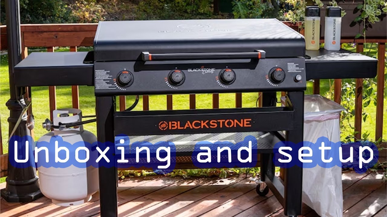 Blackstone 36 Inch unboxing and setup sped up fast version - YouTube