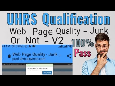Web Page Quality - Junk Or Not - V2 || Training & Qualification 100% ...