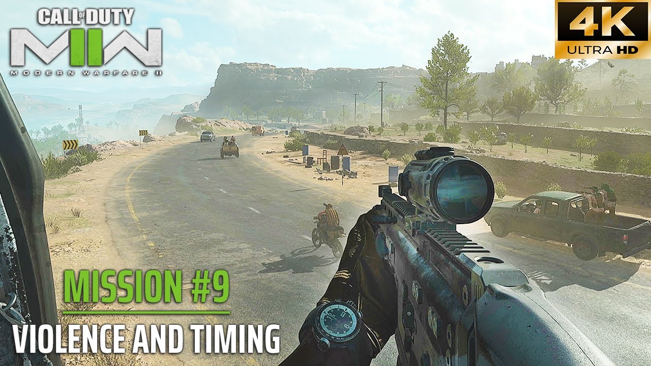MODERN WARFARE 2 VIOLENCE AND TIMING CAMPAIGN MISSION - 4K ULTRA HD ...