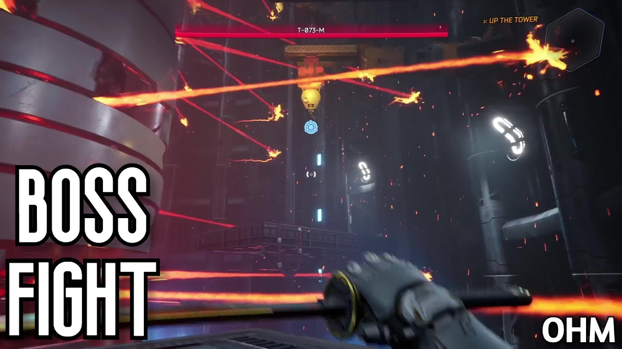 Ghostrunner | T-073-M Boss Fight | Level 8 | MAX Settings | No ...