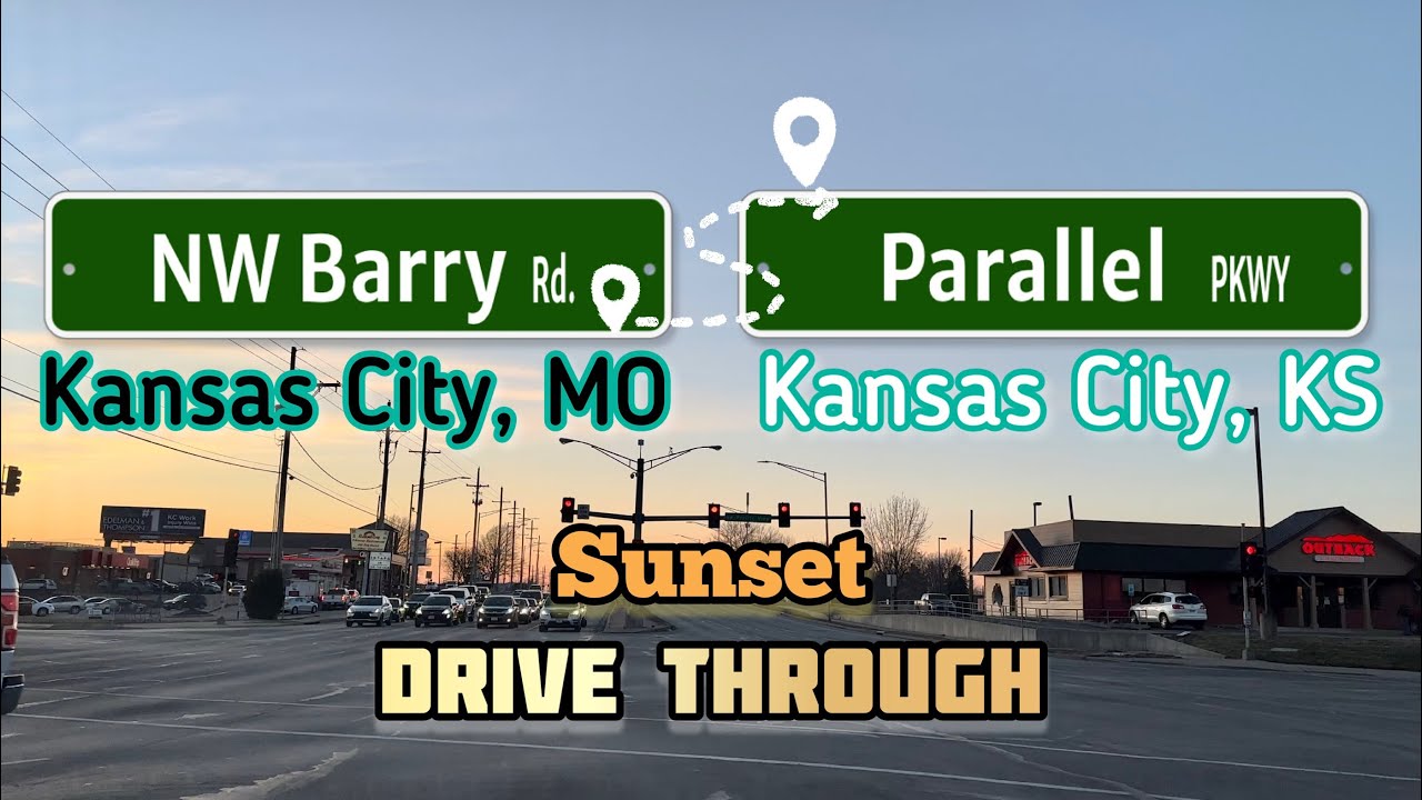 NW Barry Rd. Kansas City, MO To Parallel PKWY Kansas City, KS Sunset ...