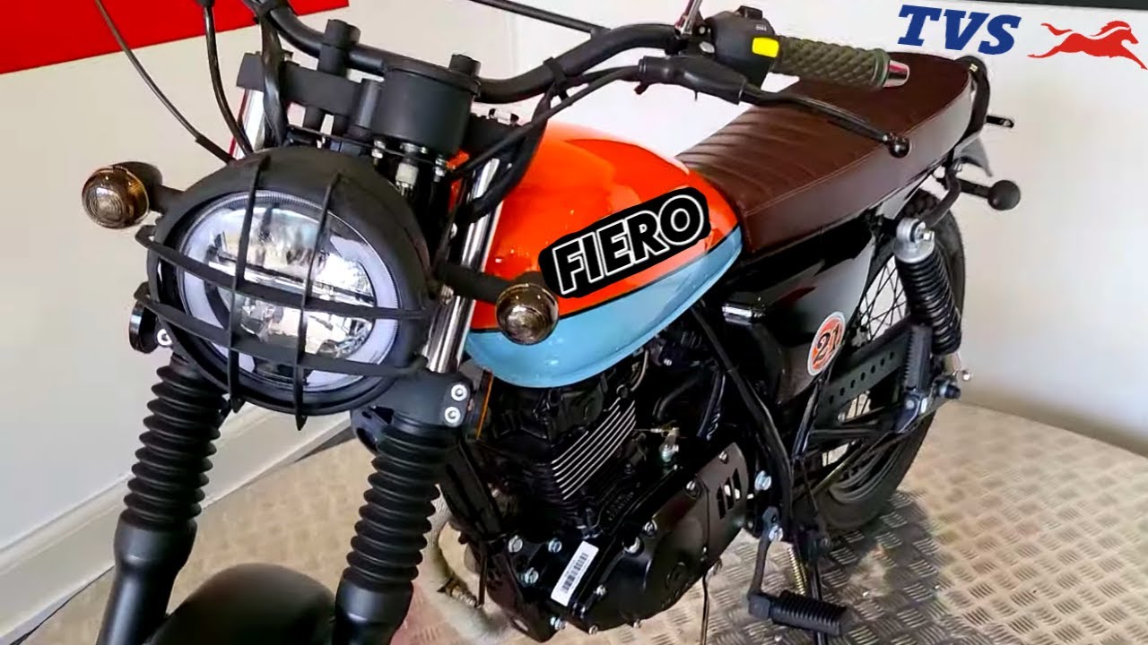 2024 Tvs Fiero 125cc Bike Launched💥In India|Price,Spec's, Features ...
