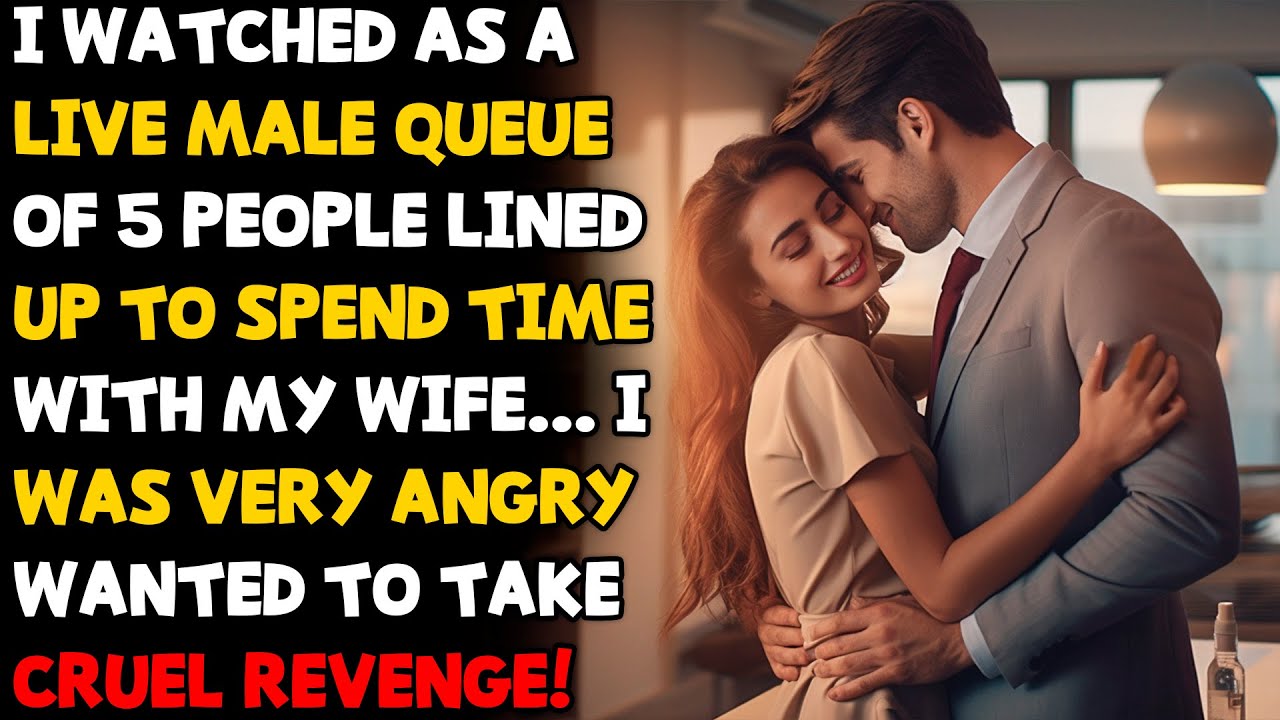 My wife did not expect me to come to a party where she cheats on me ...