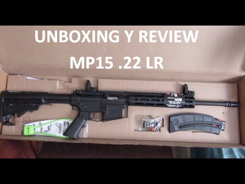 RIFLE MP15 S&W CALIBRE .22 LR, !!!!!UNBOXING Y REVIEW¡¡¡¡¡ - YouTube