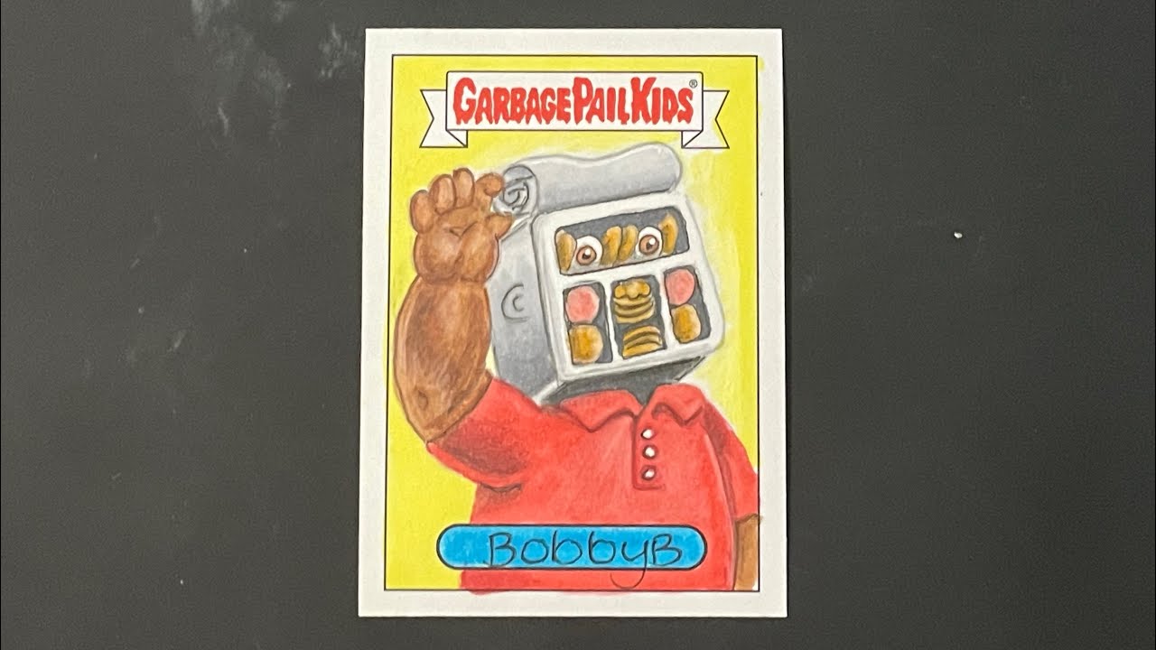 Lunch Able Garbage Pail Kids - Kids at Play Sketch Insert - YouTube