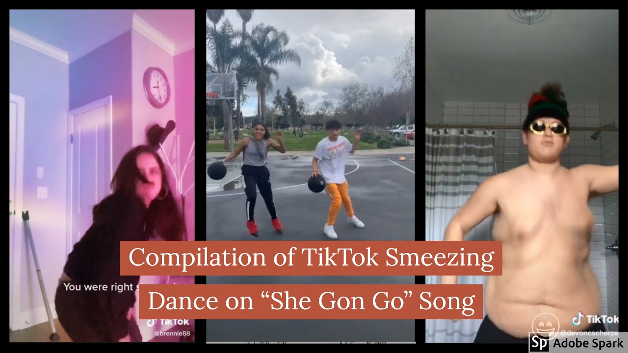 Compilation of TikTok Smeezing Dance on “She Gon Go” Song By Trill Ryan ...