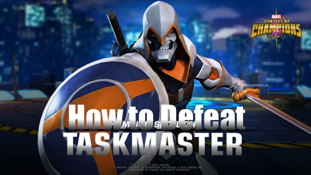 MCOC | How to Defeat Taskmaster | Hotel M.O.D.O.K. Event Quest | - YouTube
