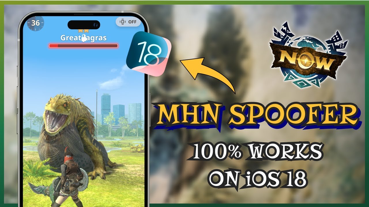 BEST Monster Hunter Now Spoofing on iOS 18 | How to 100% Safely Spoof ...