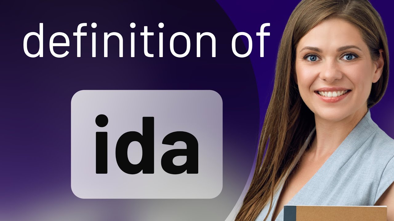 Ida | definition of IDA - YouTube