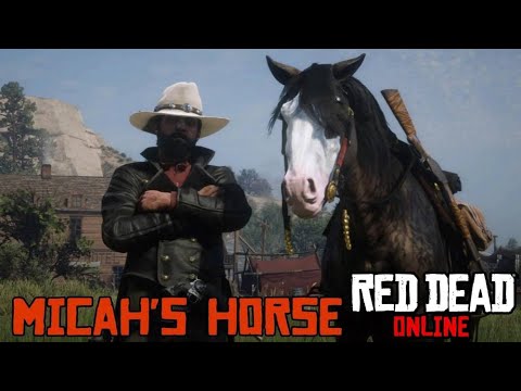 Baylock (Micah's Horse) in Red Dead Online - YouTube