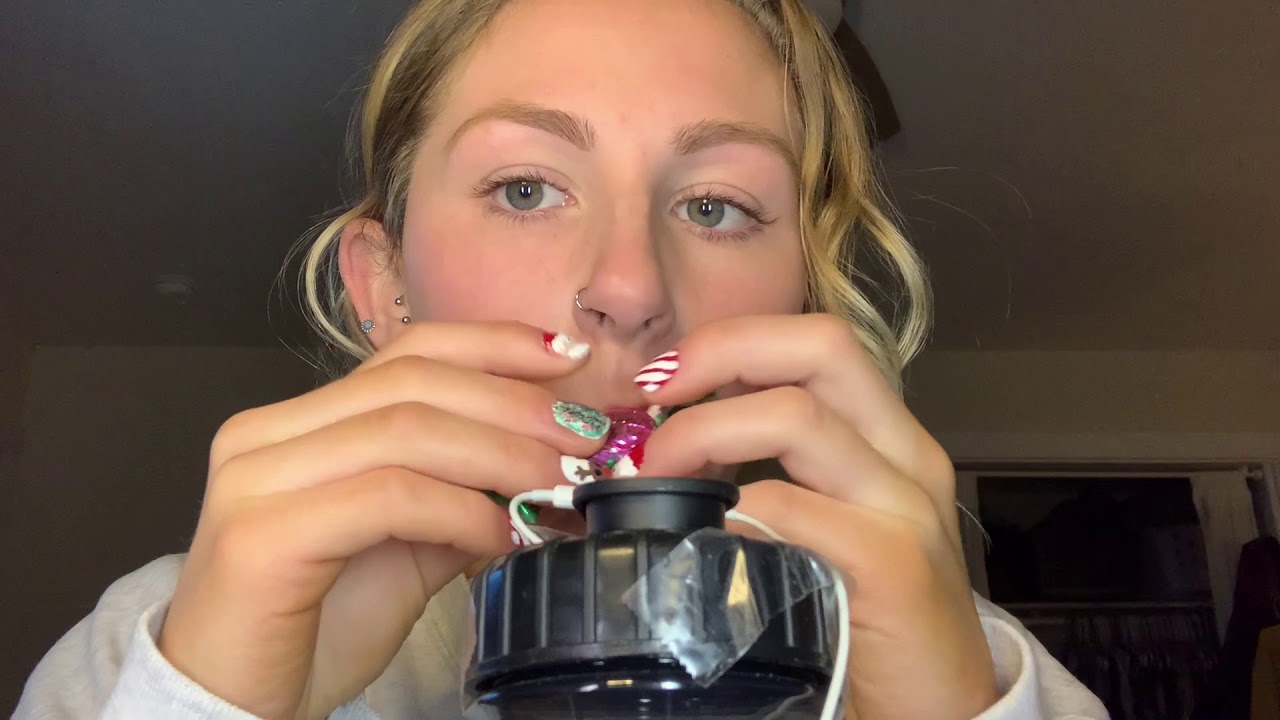 ASMR// EATING CANDY WITH RETAINERS! MOUTH SOUNDS, RETAINER SOUNDS - YouTube