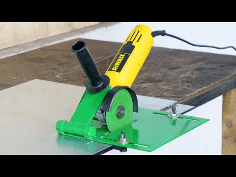 Make A Homemade Circular Saw | Angle Grinder Hack | DIY