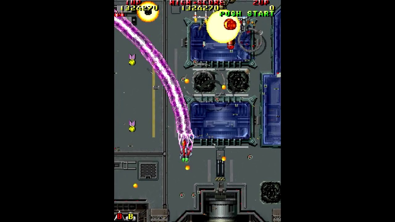 Raiden 2 (Arcade) - Part 7 - Level 7 - YouTube