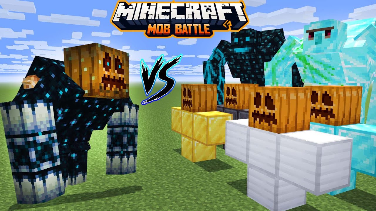 Sculk Catalyst Golem vs All Golems in Minecraft Battle - Iron Golem ...