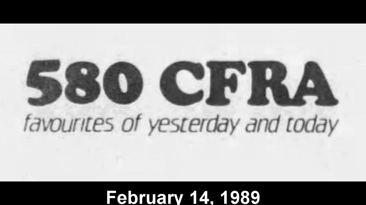 580 CFRA Ottawa 1989 DX aircheck - YouTube