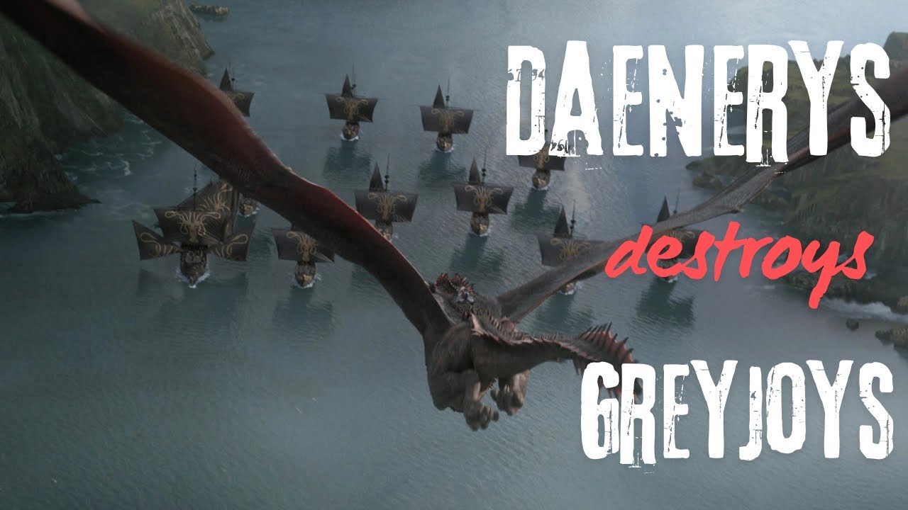 Intense Battle Scene in Game of Thrones! Daenerys Targaryen and Drogon ...