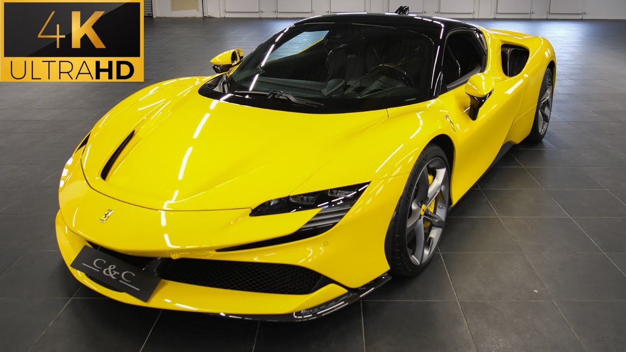 [4K] 1000 HP Ferrari SF90 Stradale - Sound, Interior and Exterior in ...
