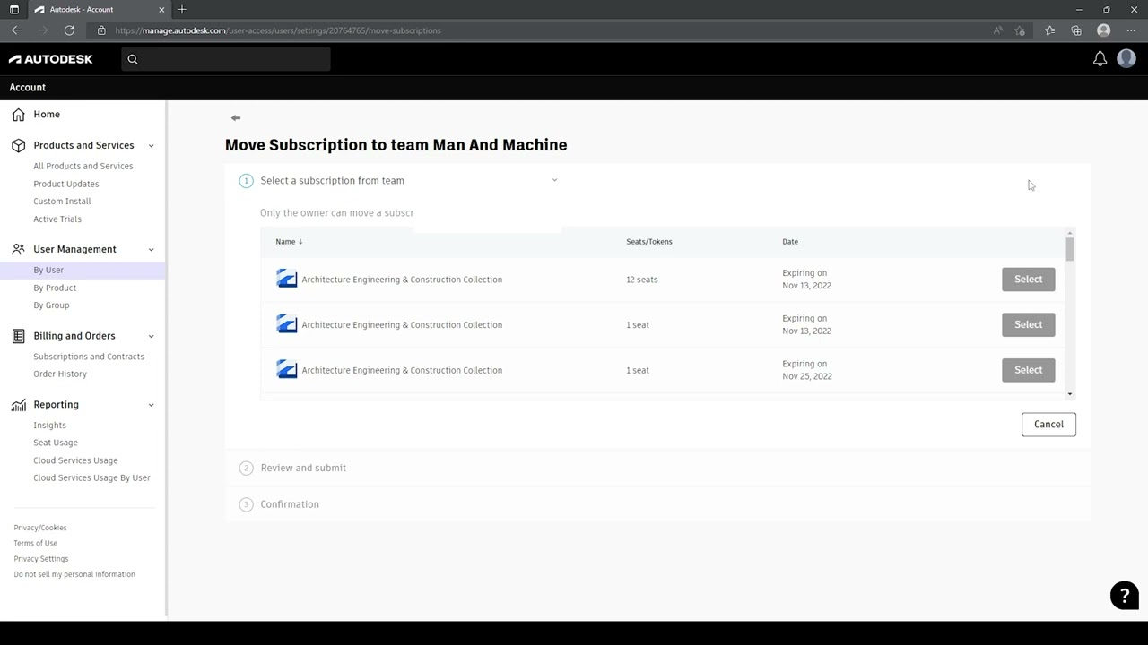 Autodesk Licensing - Team Settings - YouTube