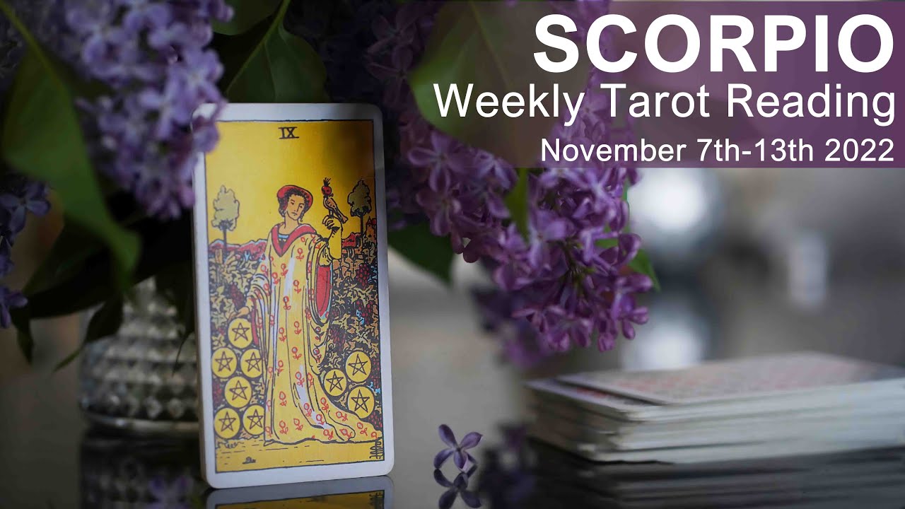 SCORPIO WEEKLY TAROT READING "LOVE TRIANGLE SCORPIO" November 7th to ...
