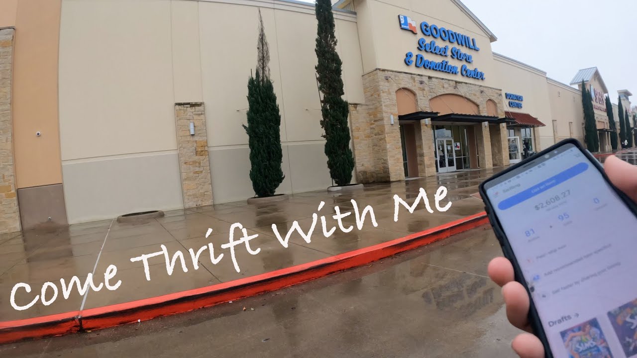 Come Thrift With Me! Thrifting Goodwill Finds [Katy, Tx] My First Vlog ...