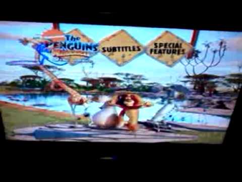 Madagascar 2: disc 2 menu