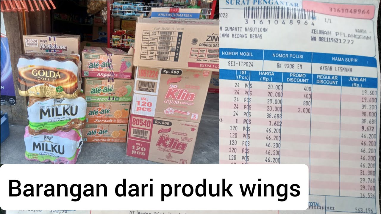 Kedatangan barang dari produk wings⁉️⁉️ - YouTube