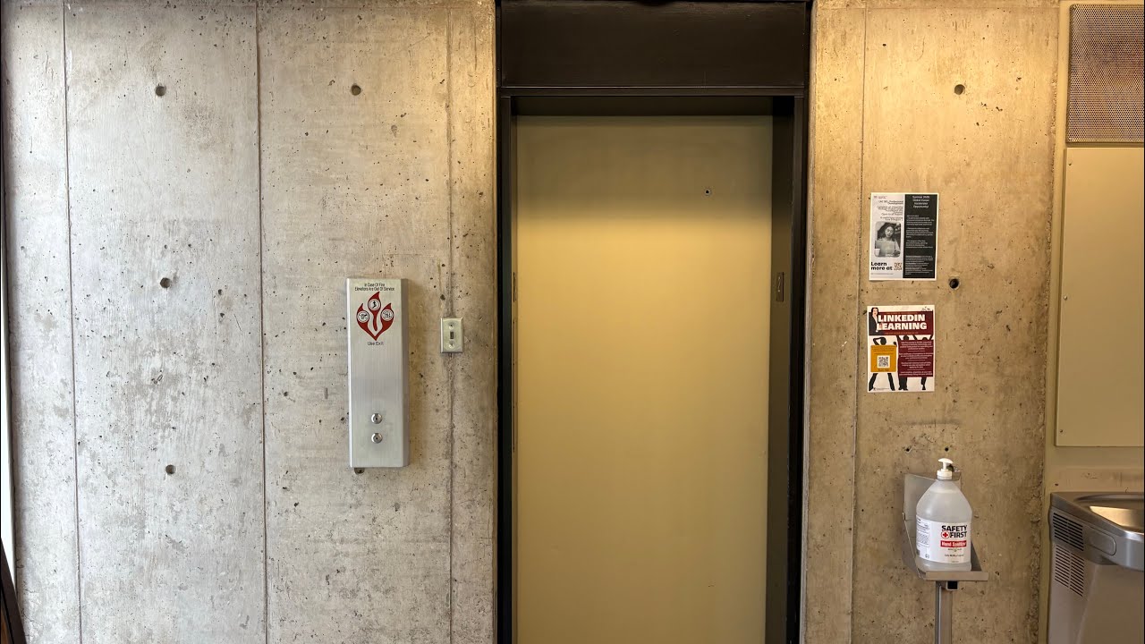 Modded Dover Hydraulic Elevator @ Faner Hall SIUC, Carbondale, IL - YouTube