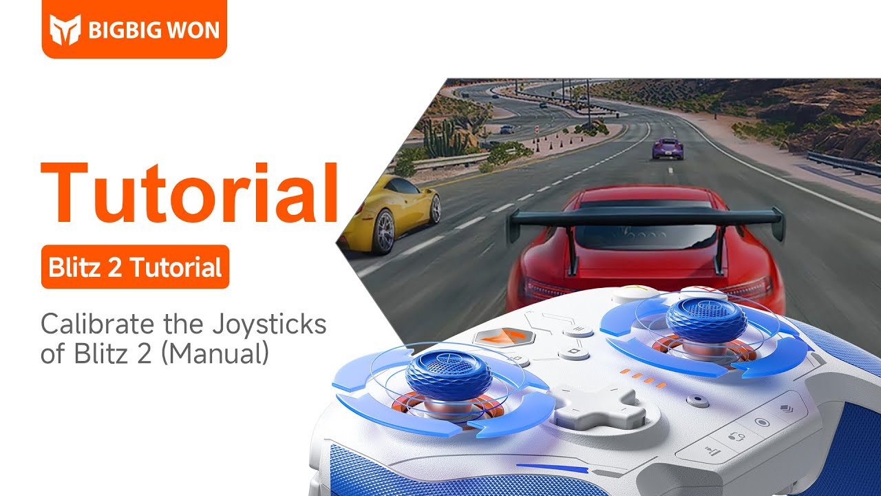 05 Calibrate the Joysticks of Blitz 2 (Manual) - YouTube