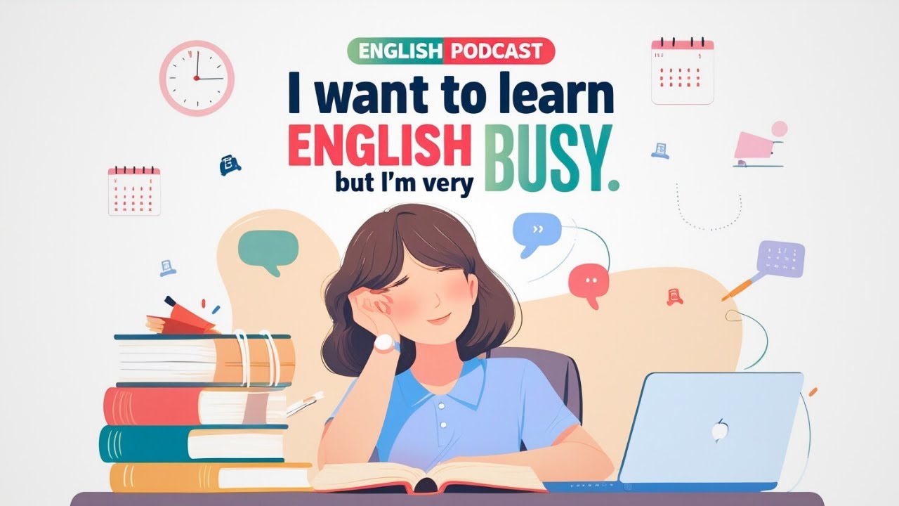 I Want To Learn English But Iam Busy|| English Podcast Conversation ...