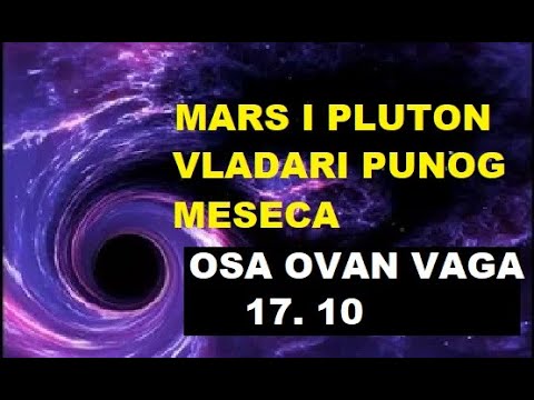 MARS I PLUTON VLADAJU PUNIM MESECOM DVA T KVADRATA NA NEBU MERKUR I ...