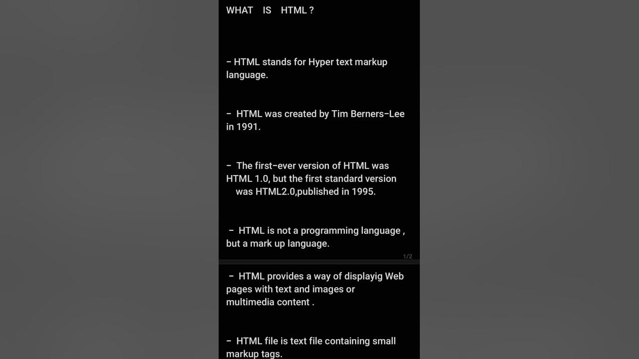 What Is Html Youtube
