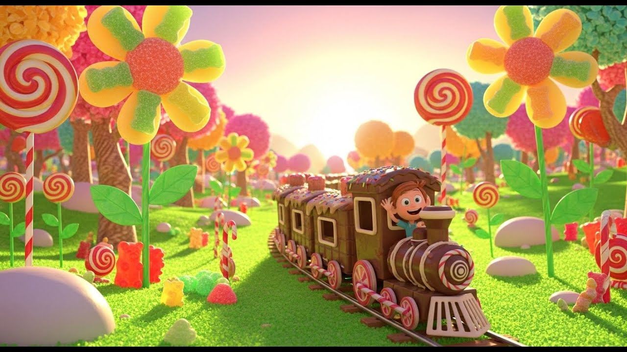 Chocolate Train Journey | Best Nursery Rhymes and Kids Songs - YouTube