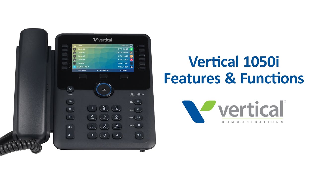 Vertical 1050i Features and Functions - YouTube