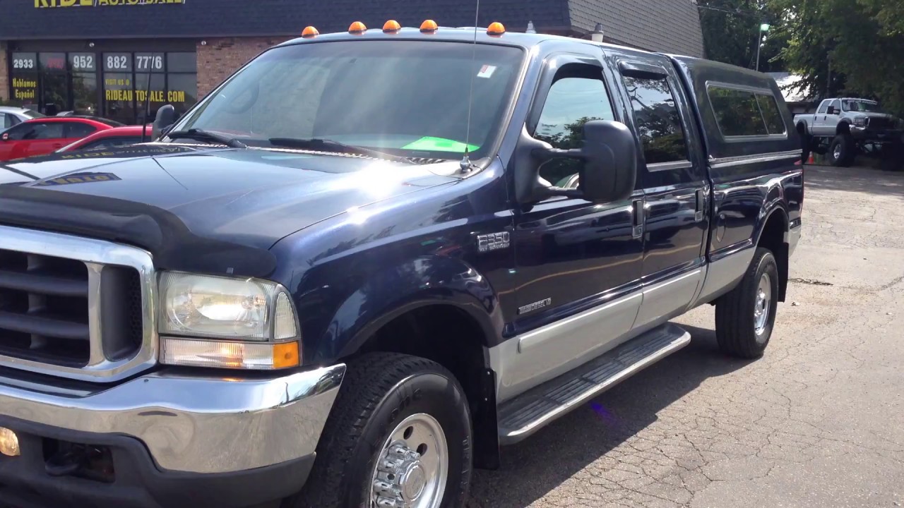 2002 Blue Ford F350 17200 - YouTube