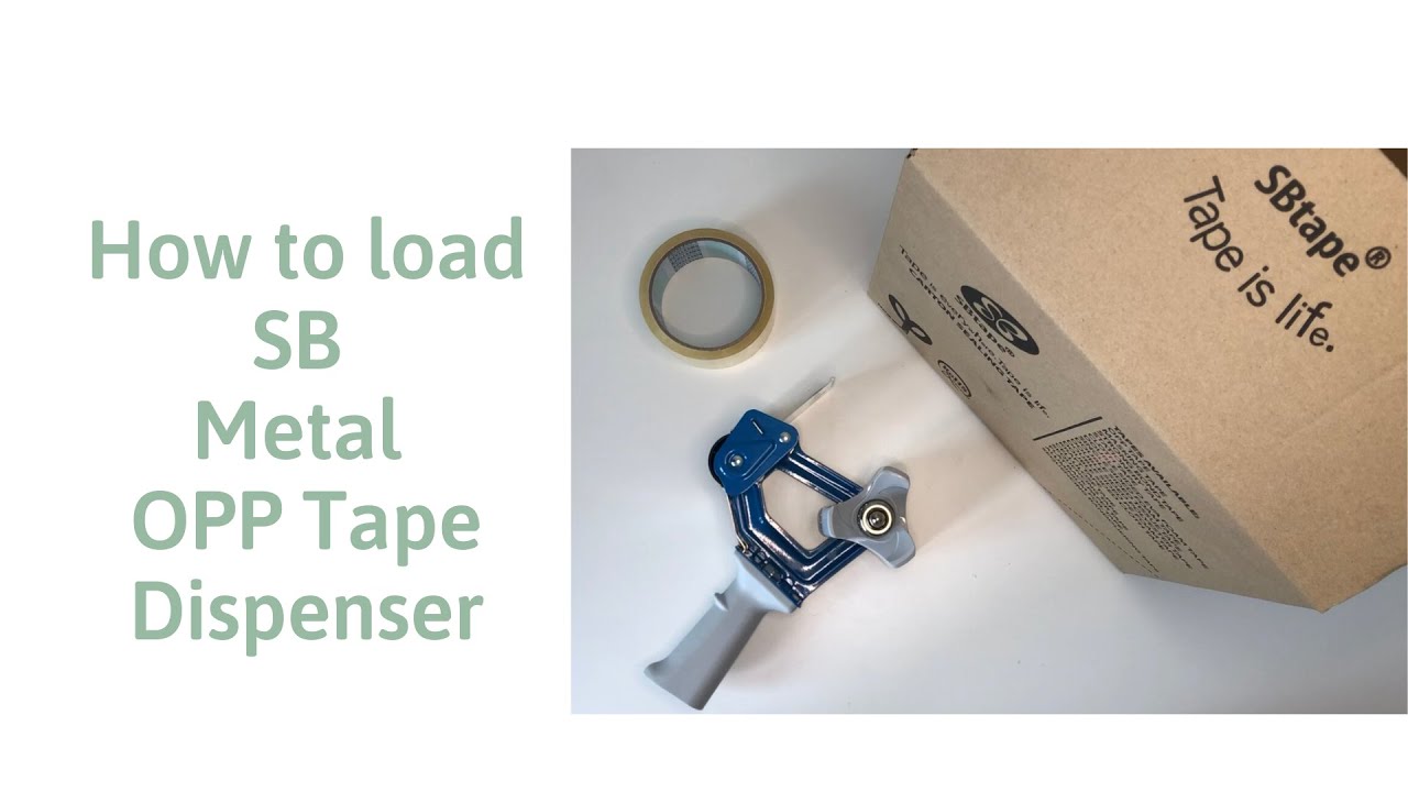 How to Load SB Tape's 𝟐-𝐈𝐍𝐂𝐇 𝐌𝐄𝐓𝐀𝐋 𝐓𝐀𝐏𝐄 𝐃𝐈𝐒𝐏𝐄𝐍𝐒𝐄𝐑 - YouTube