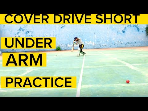 COVER DRIVE SHOT||UNDER ARM PRACTICE COVER DRIVE|#cricketvideo#humayoun ...