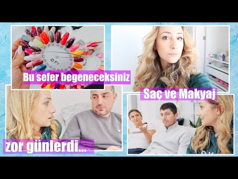 HER GÜNÜM AGLAMAK'LA GEÇTI! TIRNAKLARIM! DAYIM & YENGEM ANLATIYOR! EVDE BIR GÜN! SAÇ & MAKYAJ! VLOG