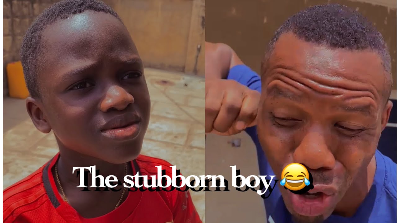 The stubborn boy and his uncle 😂 too funny - YouTube