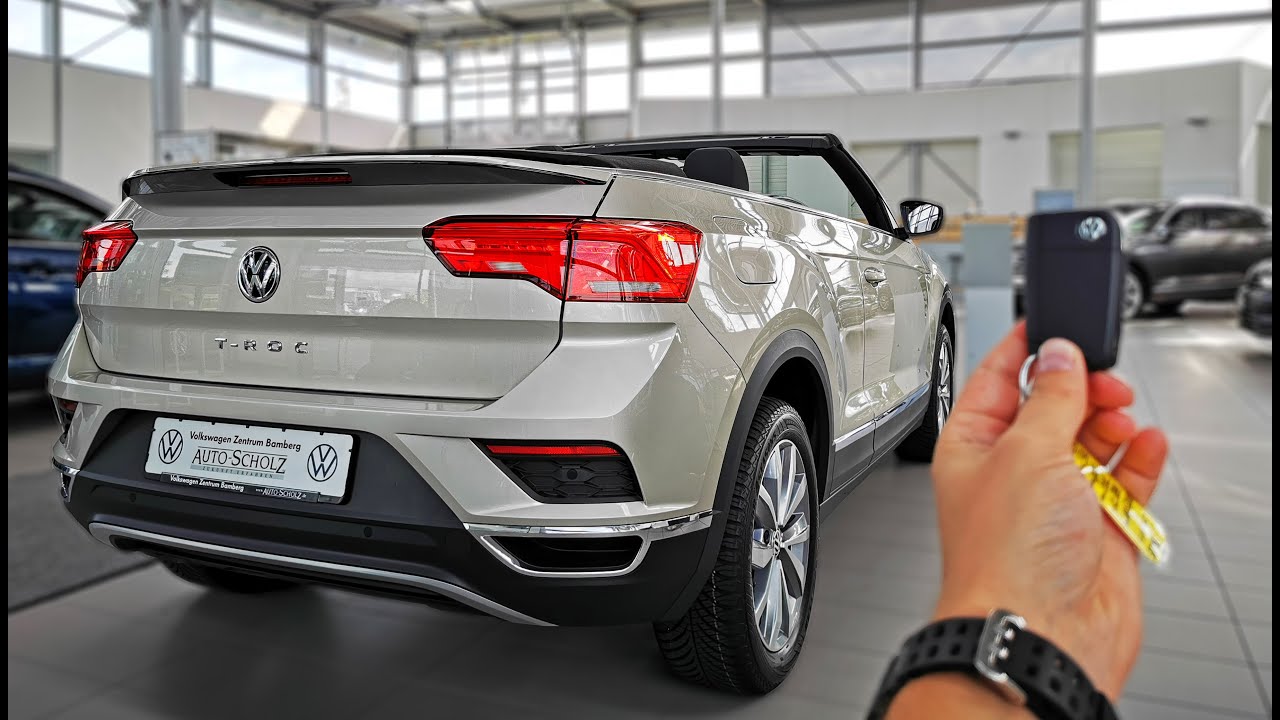 2020 VW T-ROC Cabrio 1.0 TSI Style (115 HP) - YouTube